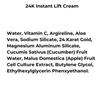 24 K GOLD Instant Lift Cream – Nuorganic Cosmetics